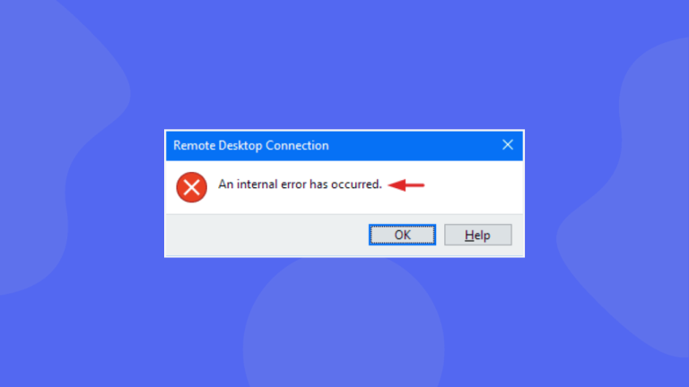How to Fix: Remote Desktop “An internal error has occurred” - Free RDP